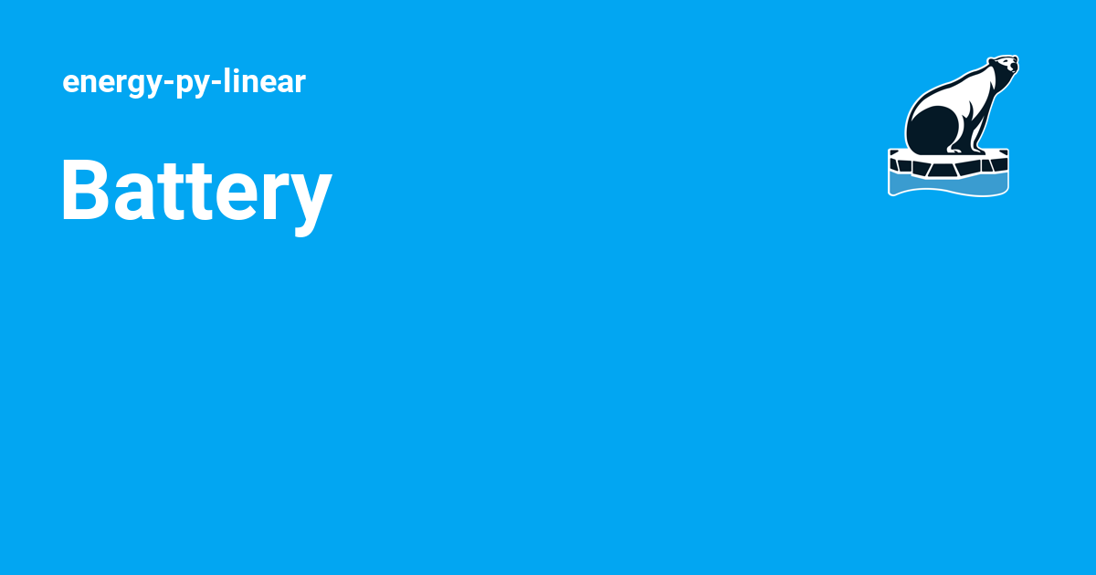 Battery - energy-py-linear